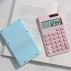 NUOBESTY Adorable Students Calculator Portable Financial Calculator Office Supplies