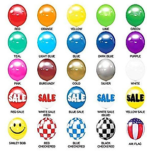 Balloon Bobber - Weatherproof Reusable Balloon Triple Cluster Pole Kit - Helium Free Plastic Outdoor Balloons