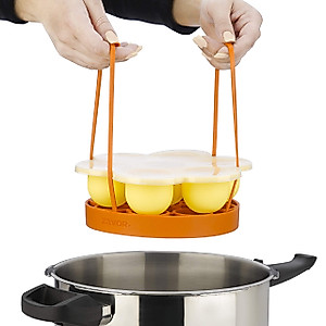 Zavor Silicone Egg Lover's Set | 2-pack Egg Bites Molds + Cooking/Egg Rack for Pressure Cookers, Instant & Stock Pots | BPA-free, Non-scratch Pressure Cooker Accessories Collection