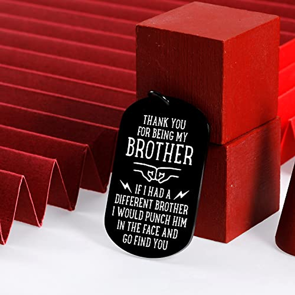 Brother Gifts Keychain for Brother from Sister Brother Funny Tank You Gift for Birthday Christmas Valentines Day Siblings Day Graduation for Big Little Brother Men Boys Stepbrother Brother in Law Cousin