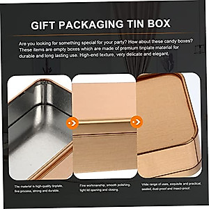 Zerodeko 12 pcs gift packaging iron box small kitchen canister Tea Tin Canister large metal container bags decorative paper Empty Tin tissue jar coffee decor Tinplate Tin baby cover candy