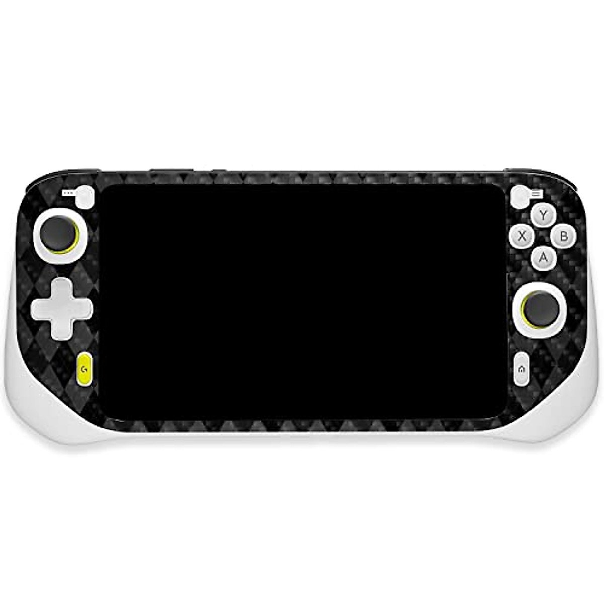 MightySkins Carbon Fiber Skin Compatible with Logitech G Cloud Gaming Handheld - Black Argyle | Protective, Durable Textured Carbon Fiber Finish | Easy to Apply | Made in The USA