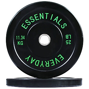 BalanceFrom Fitness 260 Lbs Olympic Weight Set, High-Density Rubber Olympic Weight Plates, Bumper Plates Set for Home Gym with Stainless Steel Hub