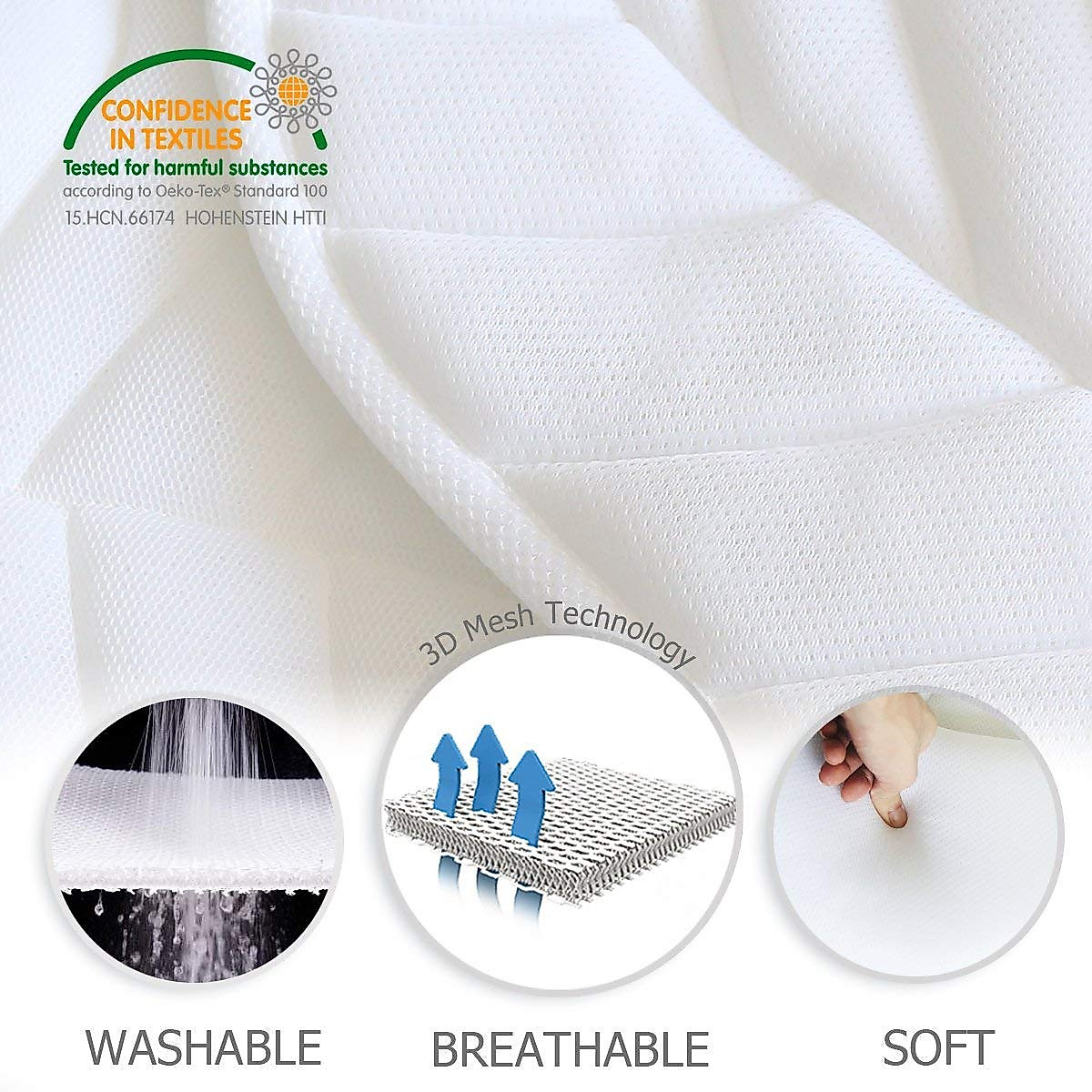 Idle Hippo Full Body Bath Pillow with No-Slip Suction Cups, Extra Wide Spa Bathtub Mattress for Neck Shoulder and Back Support, Headrest Cushion Hot Tub Accessories for Adults - 49'' x 19''