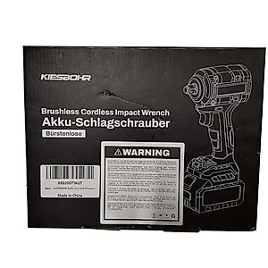 KIESBOHR Cordless Impact Wrench 1/2 Inch Compatible with Makita 18V Battery, 332Ft-lbs(450N.m) Brushless Electric Impact Driver for Car Tires 4-Speed Impact Gun with 3 Sockets(Battery not Included)
