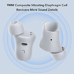 Mi Redmi Buds 3 Pro Airdots in-Ear Wireless Earbuds, 35dB Active Noise Cancellation, Ambient Sound Enhancer, 28 Hr Battery, Triple Mics for Voice Clarity, USB Type-C & Wireless Charging, Glacier Gray