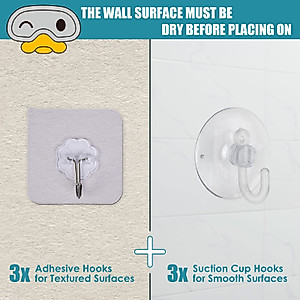 Bath Toys Storage with 2 Pack Cute Swimming Duck Baby Bath Toys for Toddlers 1-3, Baby Bath Toy Organizer with 3 Suction Cups & 3 Adhesive Hooks, Toddler Bath Toys, Wind Up Bathtub Toys for Boy Girl