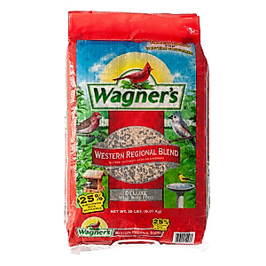 Wagner's Western Regional Bird Food Blend with Black Oil Sunflower Seeds, 20 lbs