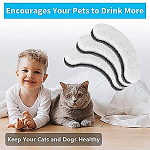 MyfatBOSS Cat Water Fountain Filter Compatible with WF050 WF100 Cat Fountain, Pet Fountain Filter Replacement Cat Water Filter for Clear Cat Water Fountain, 12 Packs