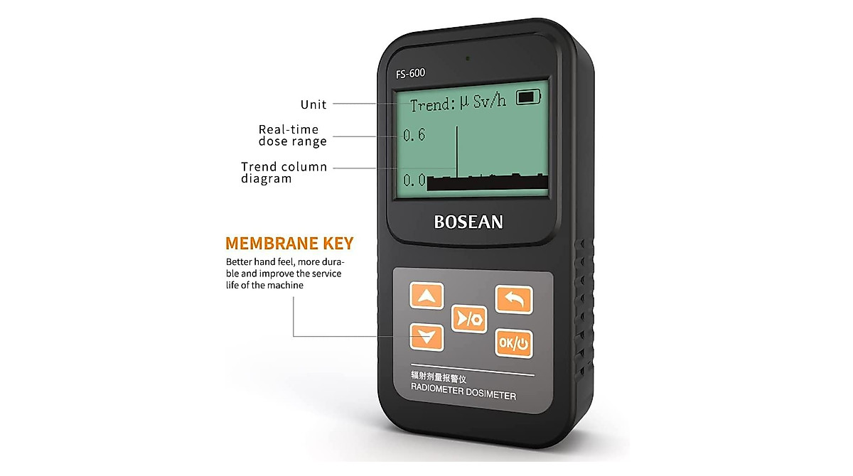 HPDONM Portable Radiation Detector - High Sensitivity Geiger Counter