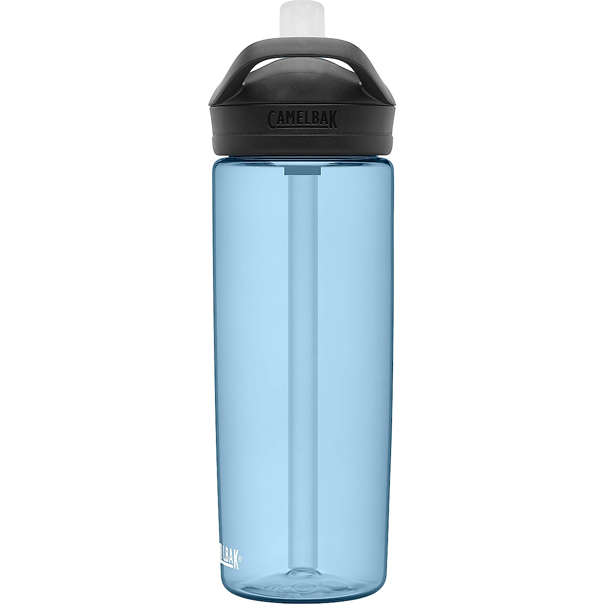 CamelBak eddy+ Water Bottle with Tritan Renew – Straw Top 20oz, True Blue