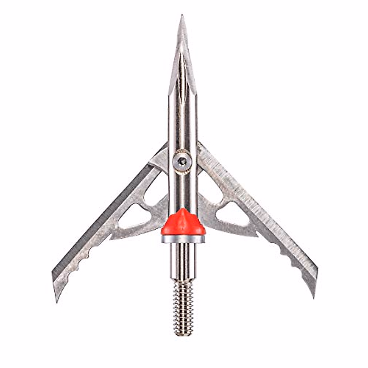 Rage Hypodermic Trypan 2-Blade Crossbow Broadhead, 150 Grain, Silver, 3 Count
