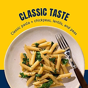 BARILLA Protein+ (Plus) Penne Pasta, 14.5 Ounce - plant based pasta - Made from Lentils, Chickpeas & Peas - Non-GMO, Kosher Certified and Vegan