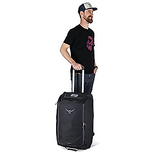 Osprey Daylite Wheeled 85L Duffel/Carry-On Luggage, Black