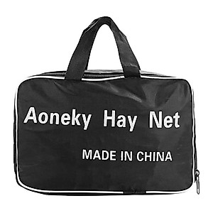 Aoneky Bale Hay Net - Slow Feed Haynet for Horses - 47'' - Fits Square Bales 36x18x18 in (1.5 inch)