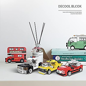 Uvini Building Block Pull Back Car for Kids, Vehicles Bricks, Car Models Building Sets, Best Gift Building Blocks Car Sets for Kids 6+ on Build and Play Game Party Favors, 803 Pieces