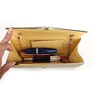 Nodykka Clutch Purses For Women Evening Bags Sparkling Shoulder Envelope Party Cross Body Handbags
