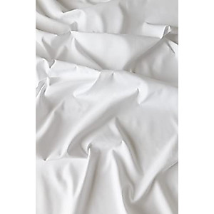 Southshore Fine Linens® - Oversized Flat Sheets Extra Large - 132 Inches x 110 Inches (Bright White)