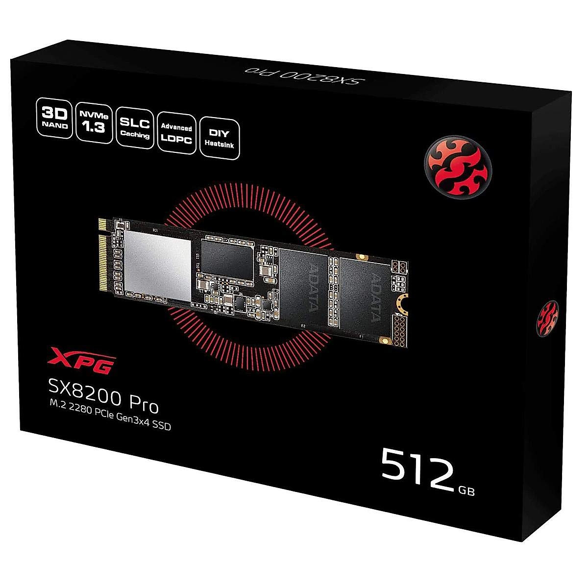 Synnex Information Technologies Dropship ADATA XPG SX8200 Pro 512GB SSD 2.5 Inches ASX8200PNP-512GT-C