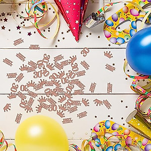 Helewilk Dirty Thirty Confetti, Glittery Paper Confetti for Women 30th Birthday Party Decoration, Scatters for Thirty Years Birthday Table Decoration, Birthday / Anniversary DIY Craft Supplies, 120 Pcs (30 dirty 30)