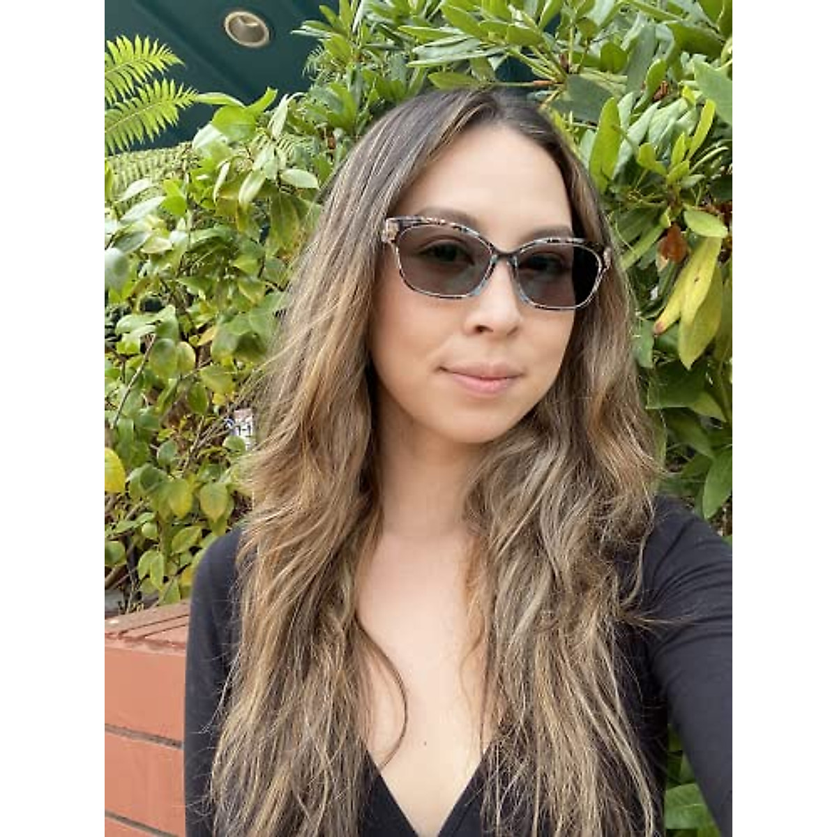 ZENNI Stylish Photochromic Glasses for Women TR90 Cat-Eye Frame Light Eyewear UV Protection