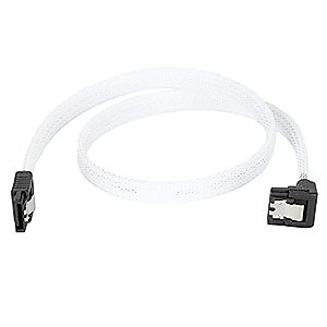 Cables SSD, Cable Elbow 500MB/S Solid State Drive Dual‑Channel SAS Replacement for 3.0 6Gbps for Solid‑State Disk for SPE(White (Elbow))