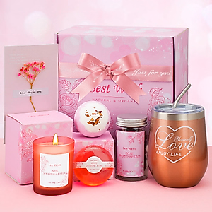 Birthday Gifts for Women, Relaxing Spa Gift Basket for Women Gifts for Women Her Wife Mom Birthday Gifts for Mom Gifts for Her Christmas Day Mothers Day Gifts