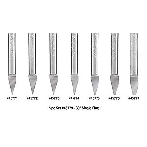 Amana Tool - 45771 Solid Carbide 30° Engraving 0.005 Tip Width x 1/4" Shank Sign