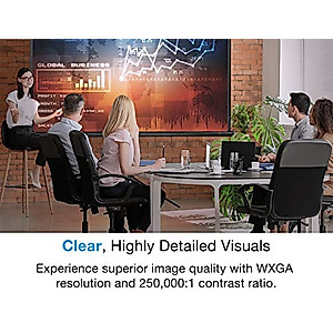 Optoma ZW400 WXGA Professional Laser Projector | Compact Design & Bright 4000 lumens | DuraCore Laser Technology, Up to 30,000 Hours | Network Control | 4K HDR Input | Quiet Operation