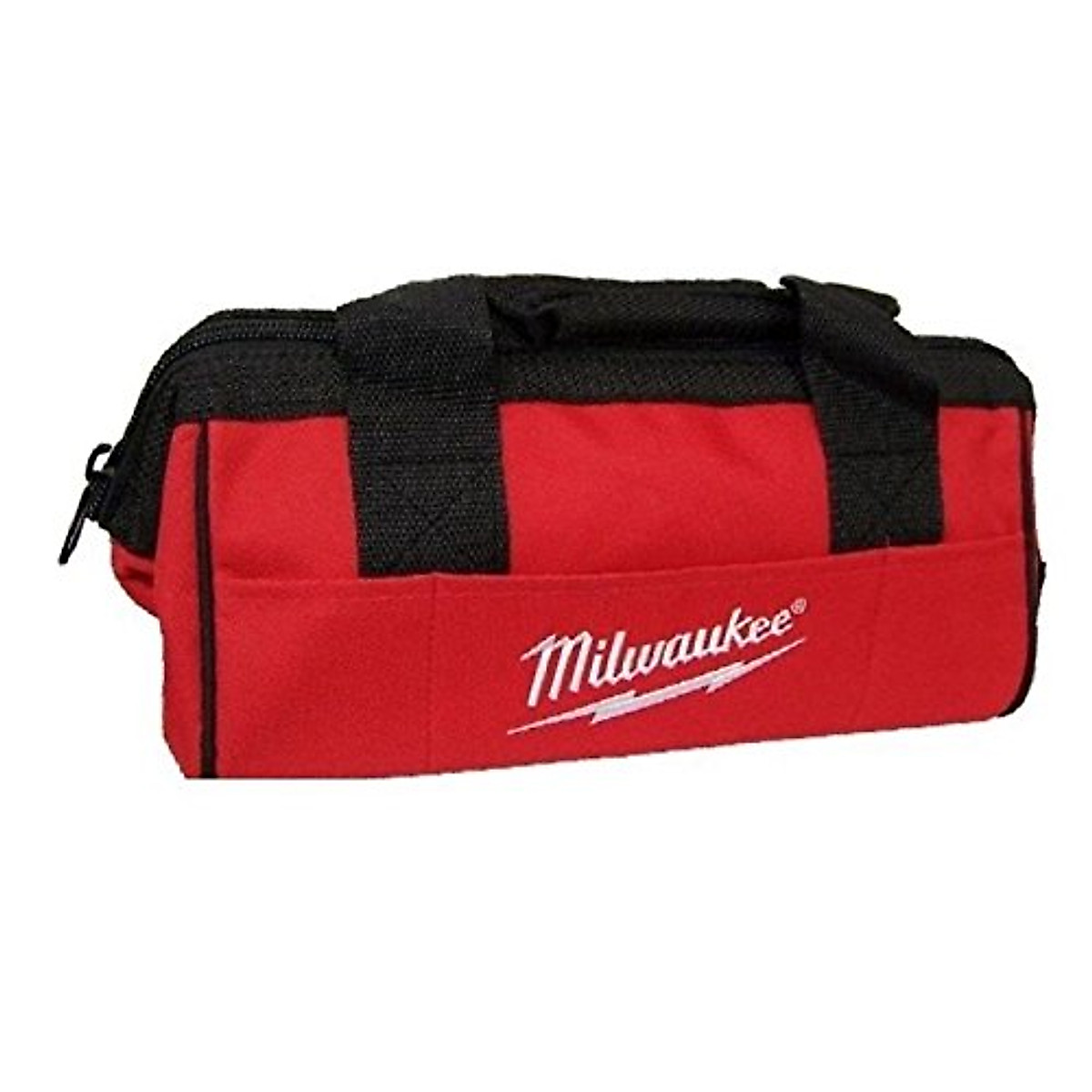Milwaukee M12 6 Pockets Heavy Duty Canvas Contractor Tool Bag 13"L x 6" W x 7"H 902048016