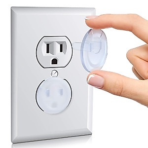 KP KOOL PRODUCTS Plug Covers for Electrical Socket Outlets Covers for Baby Proofing - Safety Plug Covers for Child's Protection - Pack of 40