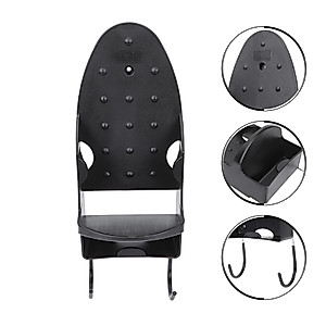 Iron Storage Rack Electric Iron Hanger Ironing Board Shelf Two-in-one Iron Holder Ironing Board Rack Iron Holder Wall Mount Ironing Board Hanger Electric Iron Holder