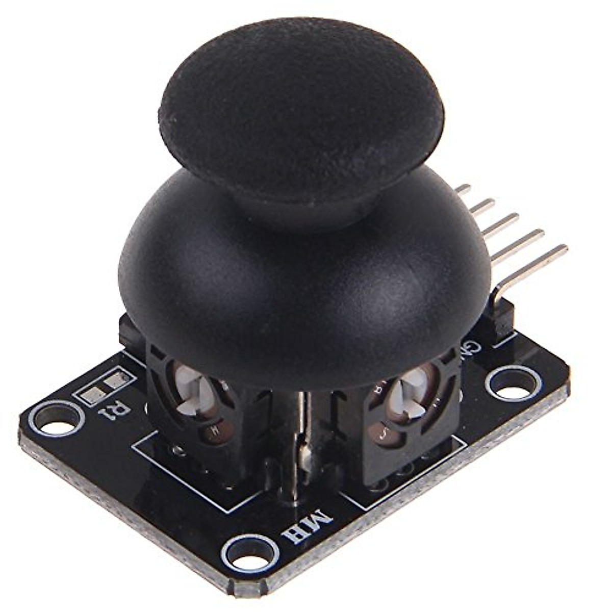 ARCELI 5PCS PS2 Joystick Game Controller XY Dual-axis Joystick Breakout Module Compatible with Arduino