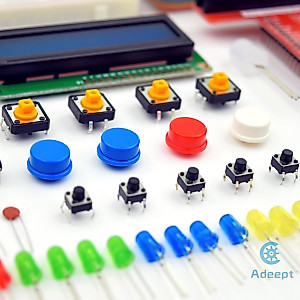 Gewbot Starter Kit for Raspberry Pi 3, 2 Model B/B+, C and Python Code, LCD1602, Motor, Raspberry Pi Beginner Starter Kit with PDF Guidebook