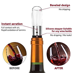 Wine Aerator Pourer, Aerating Decanter Spout, Adapts To All Kinds of Wine Bottles And Gives You A Delicious Taste In An Instant