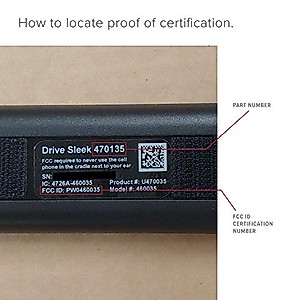 weBoost Drive Sleek - Car Cell Phone Signal Booster with Cradle Mount| Boosts 5G & 4G LTE for All U.S. Carriers- Verizon, AT&T, T-Mobile | Magnetic Roof Antenna | Made in USA | FCC Approved (470135)