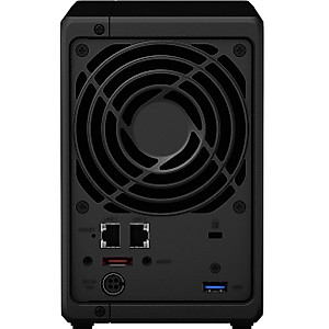 Synology DiskStation DS720+ NAS Server for Business with Celeron CPU, 6GB Memory, 1TB M.2 NVMe SSD, 4TB SSD Storage, DSM Operating System