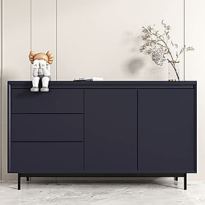 Decotalk Blue Contact Paper for Cabinets Dark Blue Peel and Stick Wallpaper for Bedroom Walls Removable Vinyl Wallpaper Self Adhesive Solid Blue Contact Paper for Shelves Dark Blue Wallpaper 12"x120"…