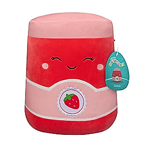 Squishmallows 14-Inch Janna Strawberry Jam - Large Ultrasoft Official Kelly Toy Plush