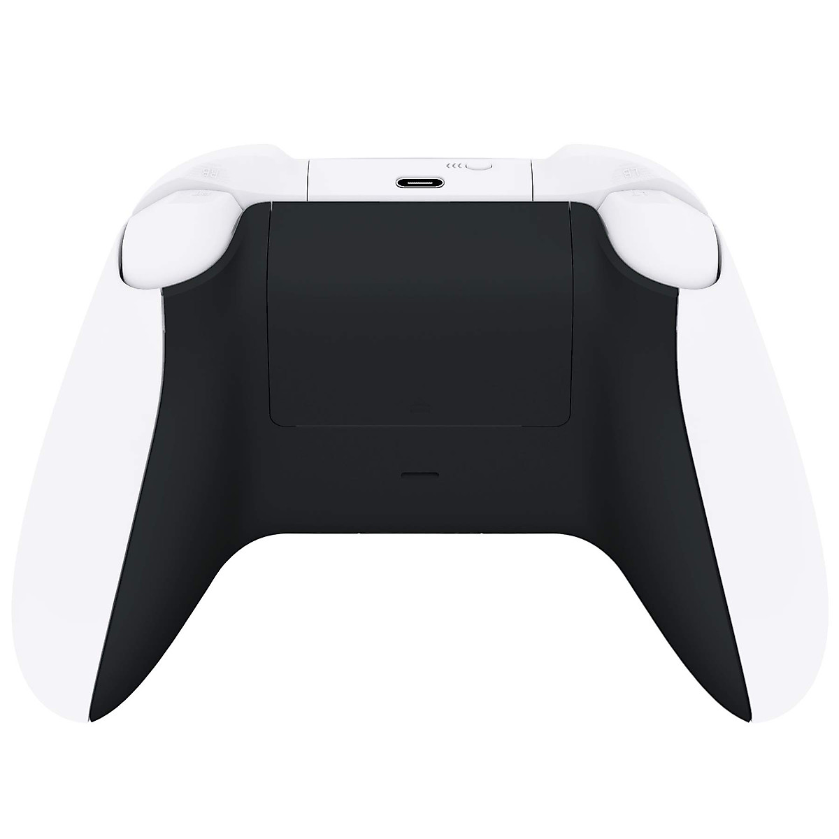 eXtremeRate Custom Back Cover Shell for Xbox Core Wireless Controller, Black Replacement Controller Battery Cover & Bottom Shell for Xbox Series X & S Controller [Controller NOT Included]