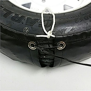 Tire Cover Central Paws Love White Spare tire Cover (Custom Made to Your tire Size-See menu)