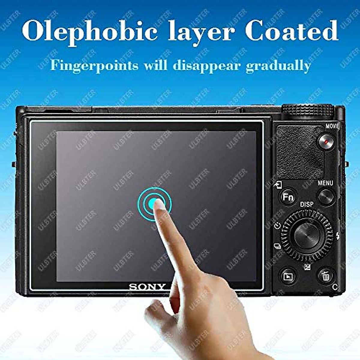 DSC-RX100M7 Screen Protector for Sony RX100 VII Digital Camera,ULBTER 0.3mm 9H Hardness Tempered Glass Cover Anti-Scrach Anti-Fingerprint Anti-Bubble Anti-Water Anti-Dust [3 Pack]