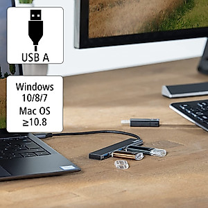 Hama 4 Port 5Gbps Slim USB Hub
