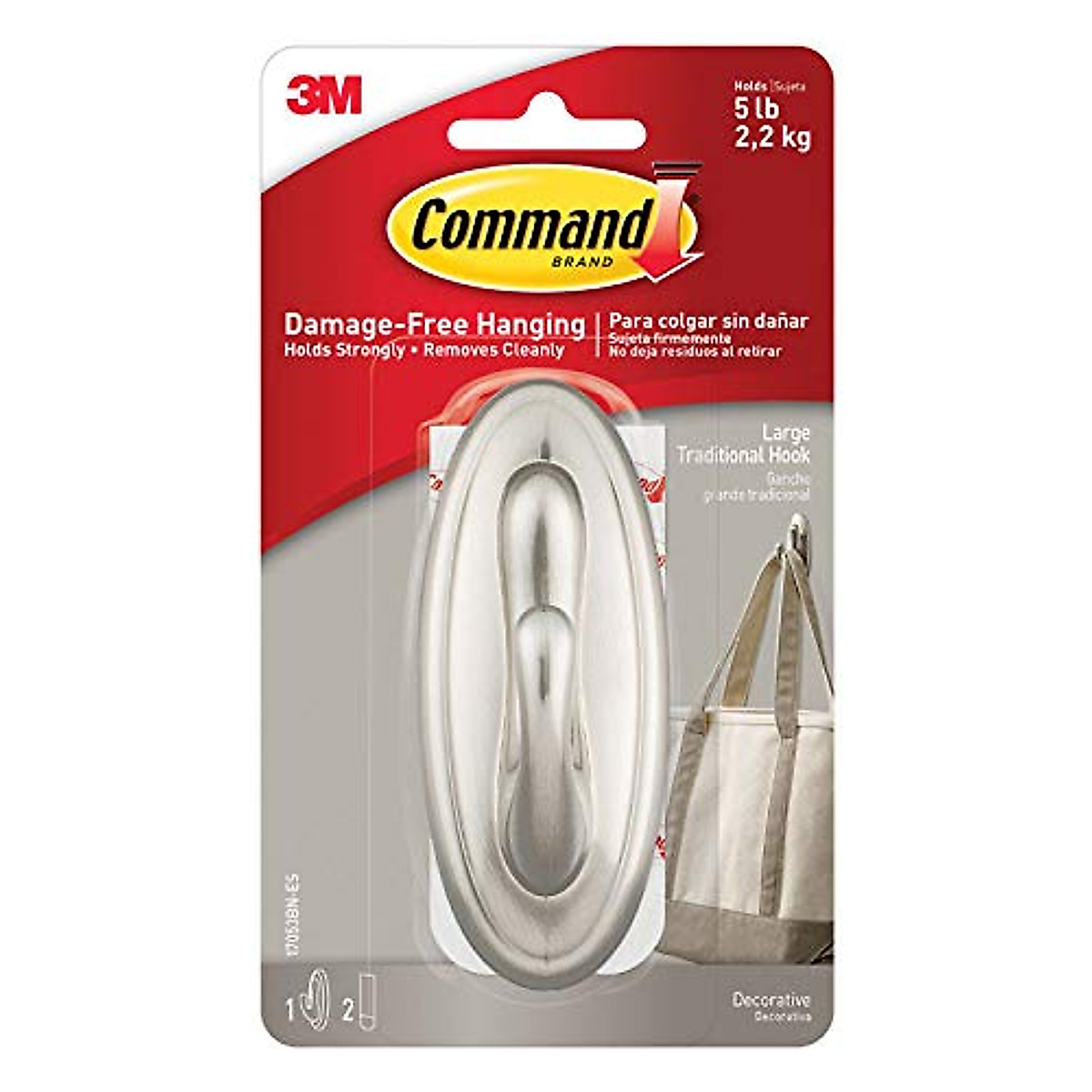 MMM17053BNES - Command Communications, Inc Decorative Hooks
