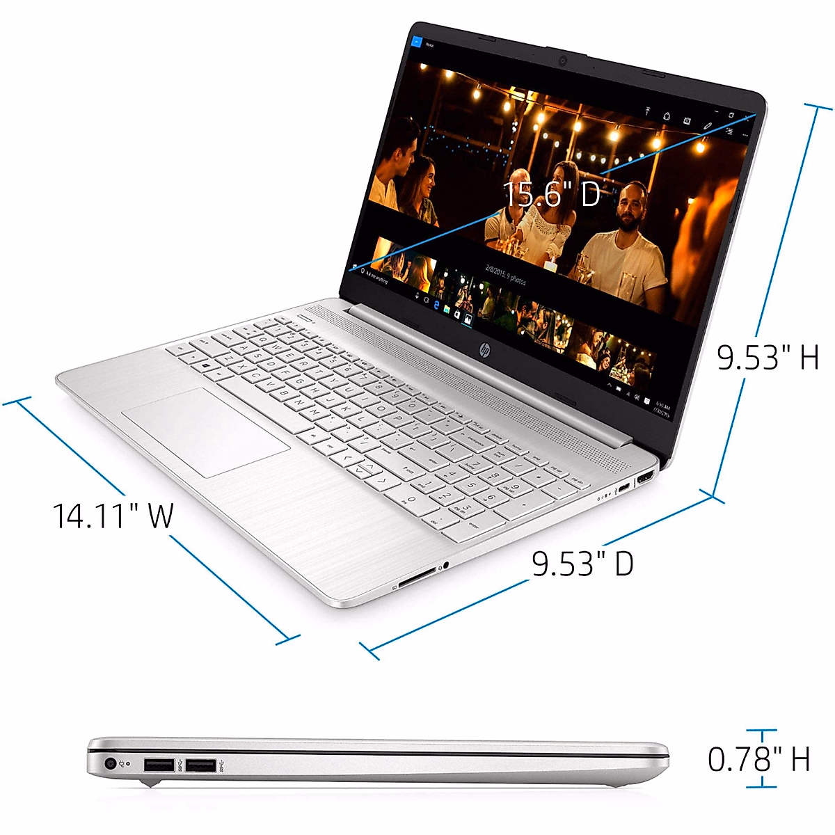 Flagship 2021 HP Pavilion 15 Business Laptop Computer 15.6” FHD 1080P IPS Touchscreen AMD 8-Core Ryzen 7 4700U (Beats i7-10710U) 32GB RAM 1TB SSD USB-C WiFi Win10 (Renewed)