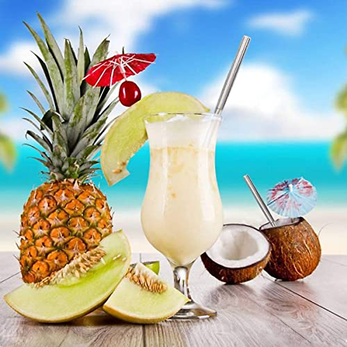 Buleila TELESCOPIC STRAW (BLUE CASE COLORFUL STRAW,PINK CASE SILVER STRAW,GOLD CASE ROSE GOLD STRAW,GREY CASE SILVER SREAW, 4)