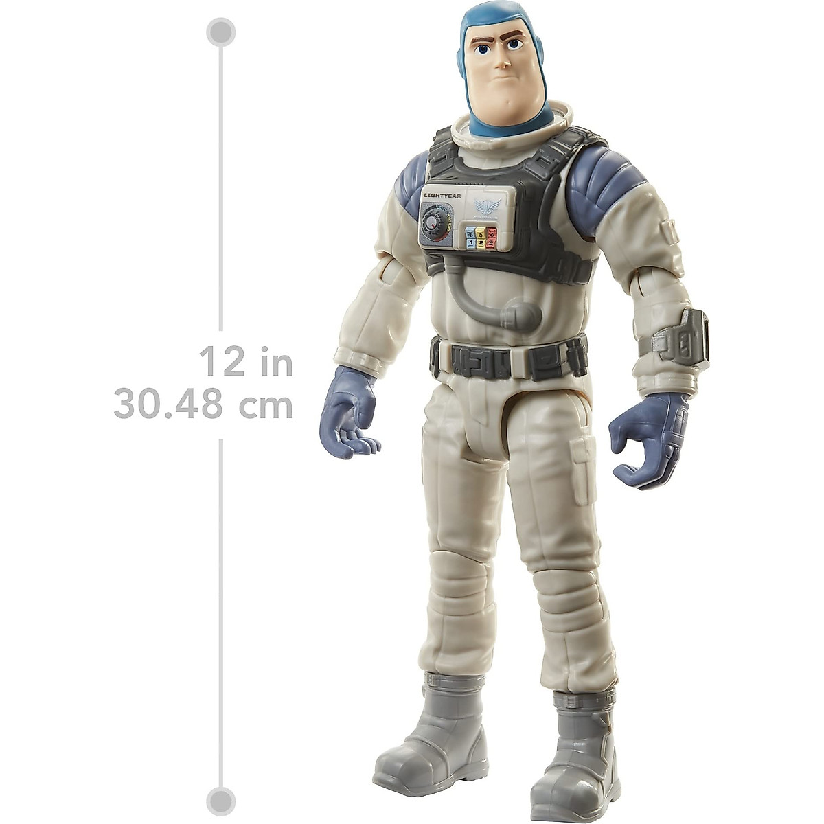 Mattel Disney and Pixar Lightyear Large Scale XL-01 Buzz Lightyear Action Figure with 14 Movable Joints, 12-inch Collectible Inspired by the Movie