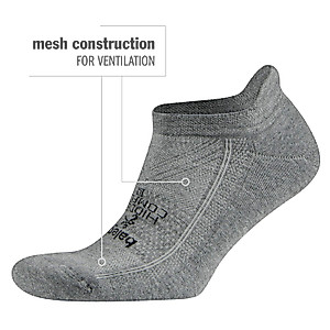 Balega Hidden Comfort No-Show Running Socks for Men and Women (1 Pair),Cherry/Denim, Medium