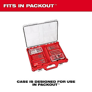 LuminaNest 48-20-9058 for Milwaukee 10Pc. Shockwave Impact Duty Carbide Hammer Drill Bit Kit