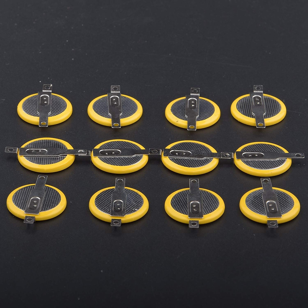 12 Pack CR1616 Battery, CR1616 3V Button Cell Lithium Battery with Solder Tabs for for Pokemon, Gameboy Color, GameBoy Advance Game Battery Replacement